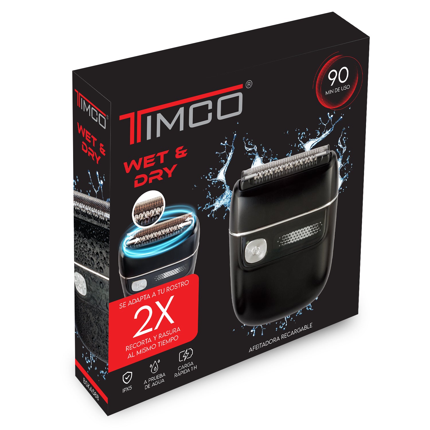 Rasuradora Afeitadora Mini Recargable Shaver Resistente al Agua Portát ...