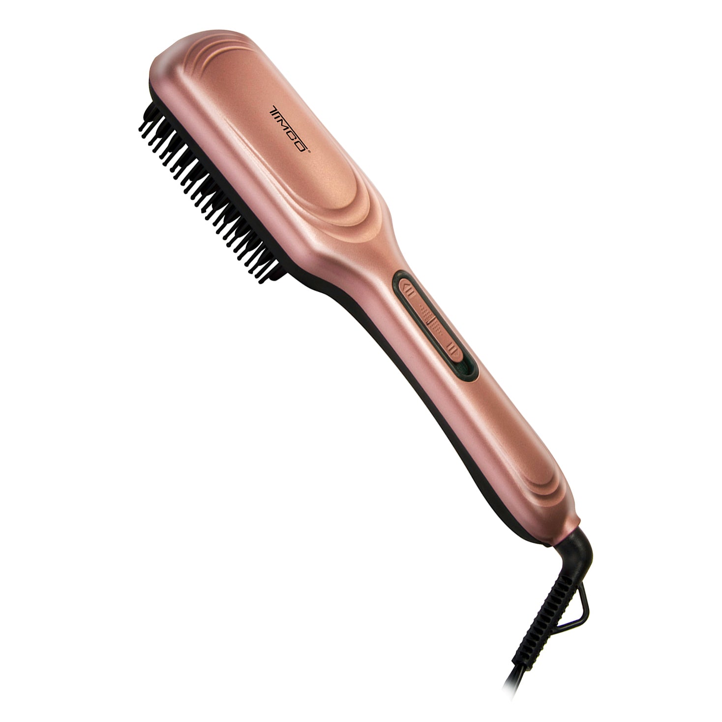 Cepillo Alaciador Electrico de Cabello Gold Rose Generador De Iones Ti ...