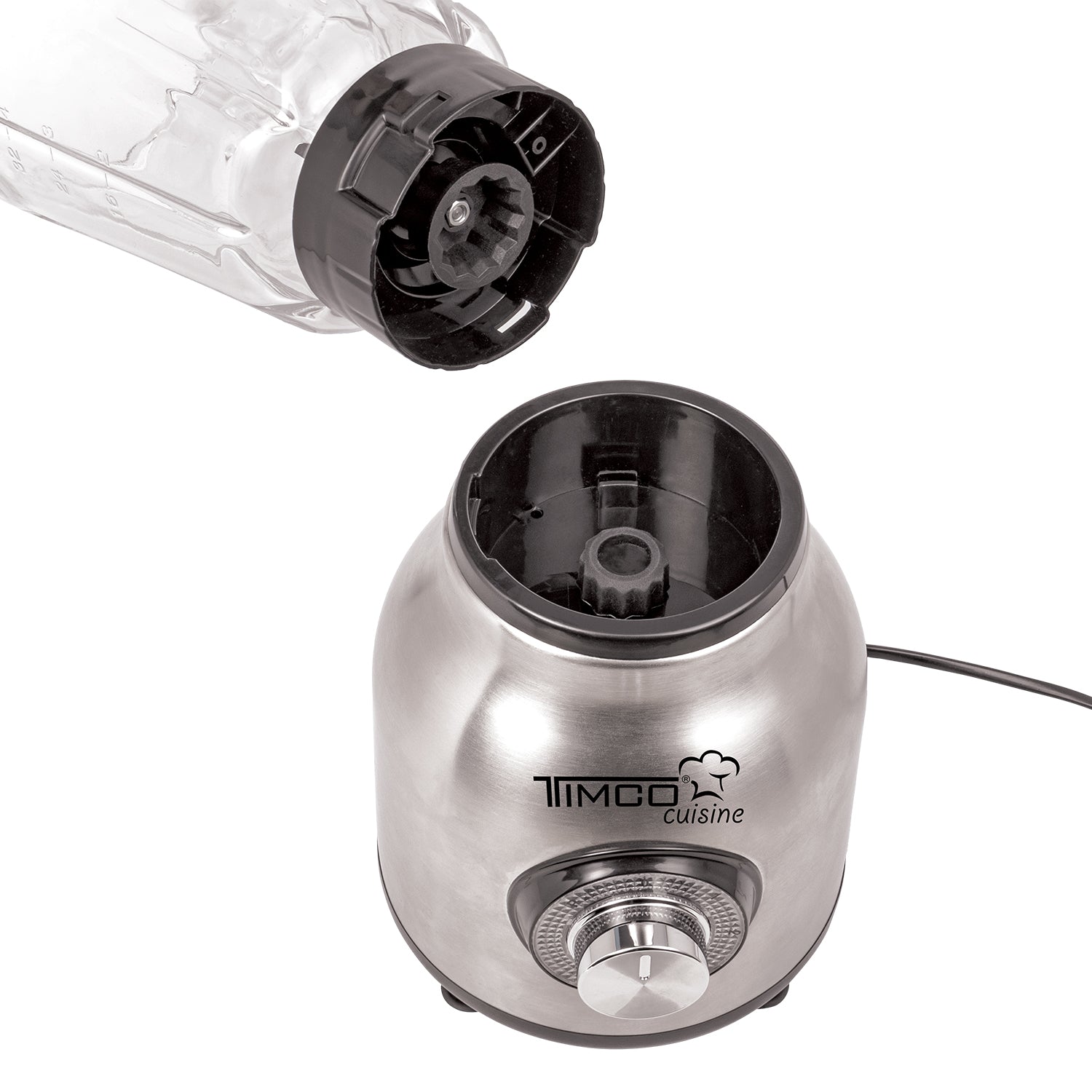 Licuadora Vaso de Vidrio 1.5 litros Inoxidable Timco LICX921 – timco.com.mx