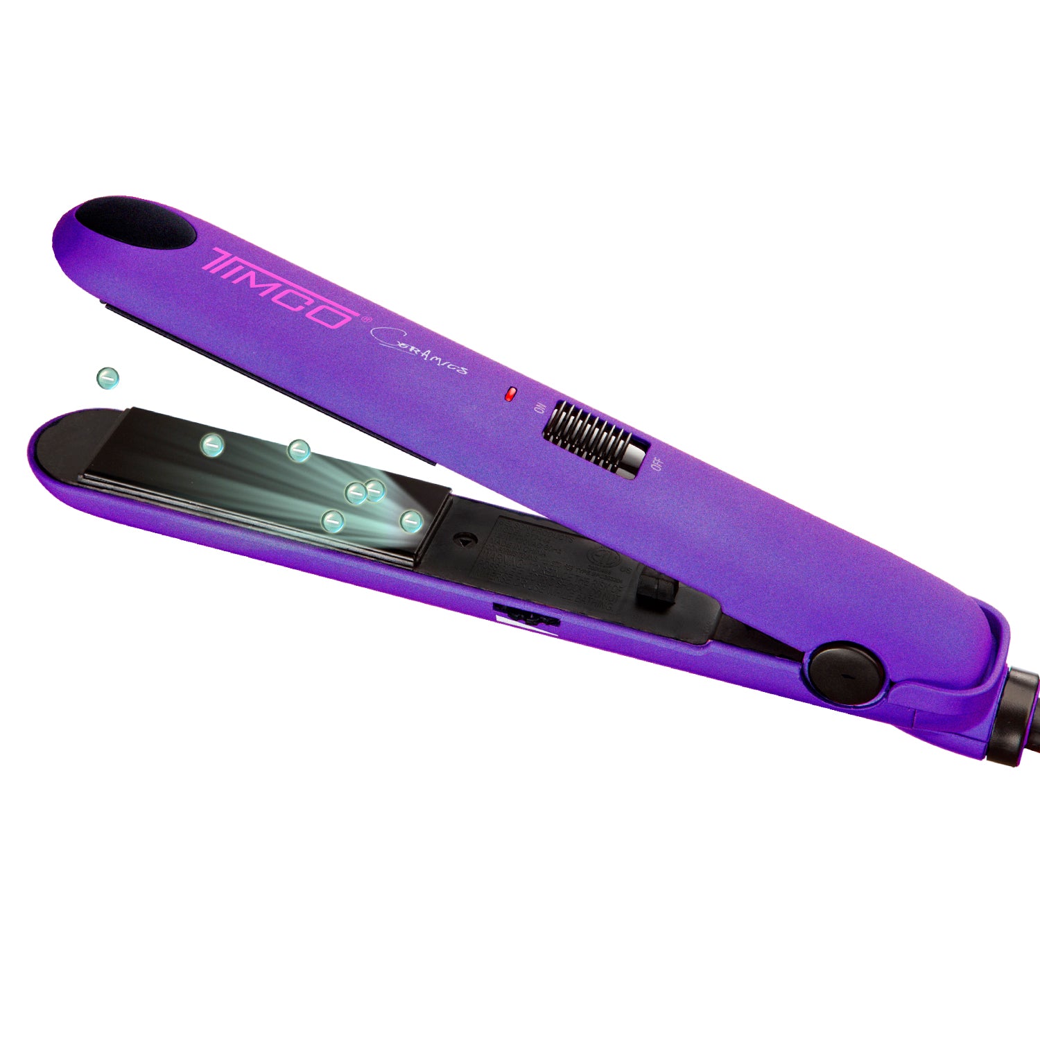 Plancha Alaciadora de Cabello Ceramica + Ion Timco PA-C M – timco.com.mx